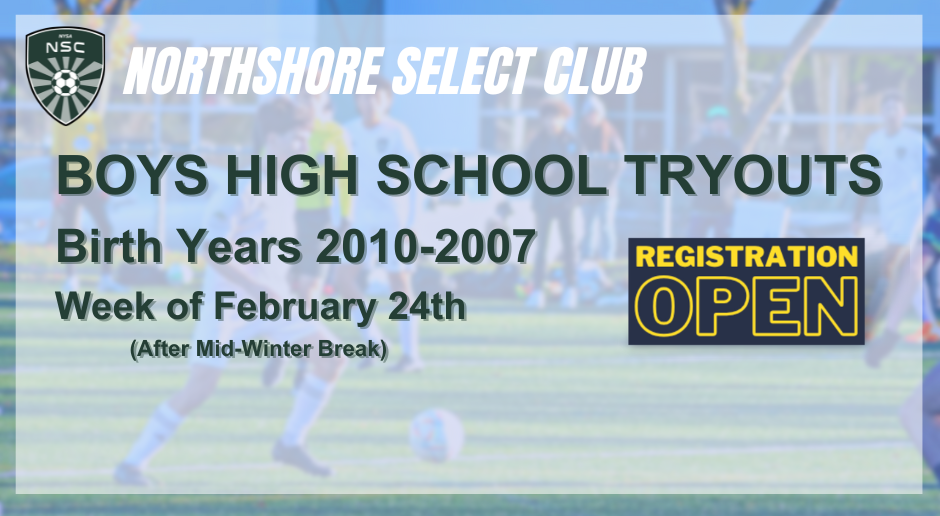 Northshore Youth Soccer Association > Home